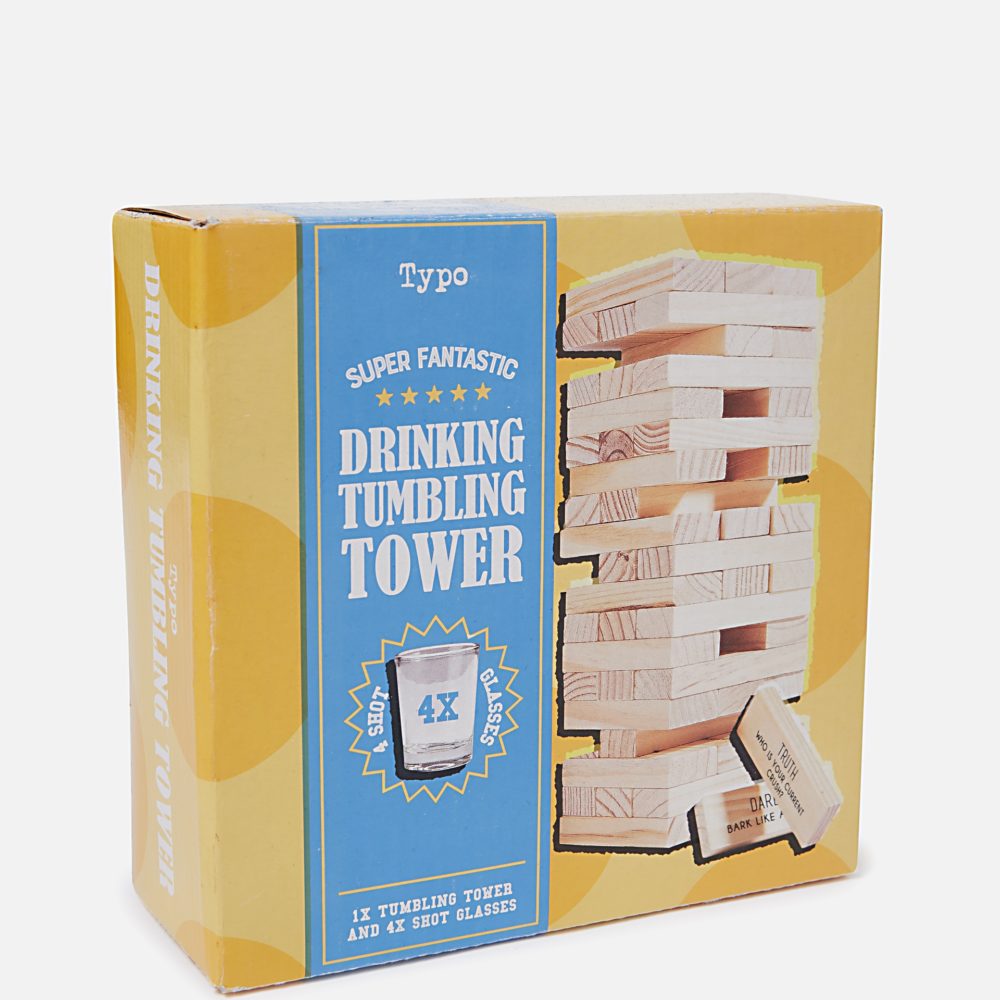 Drinking Tower Tumbling Jenga Game — The Last Minute Gift Guide