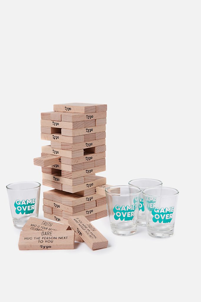 Drinking Tower Tumbling Jenga Game — The Last Minute Gift Guide
